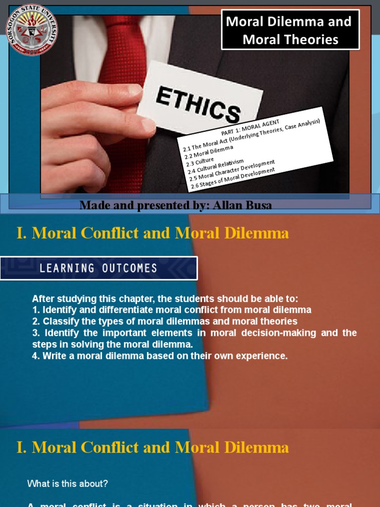 Moral Dilemma and Moral Theories | PDF | Utilitarianism | Virtue Ethics