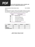 Prueba Sensorial de Escala Hedonica 9 Puntos | PDF