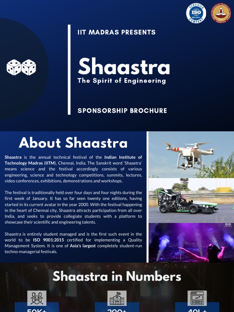 Brochure Shaastra 2021 | PDF