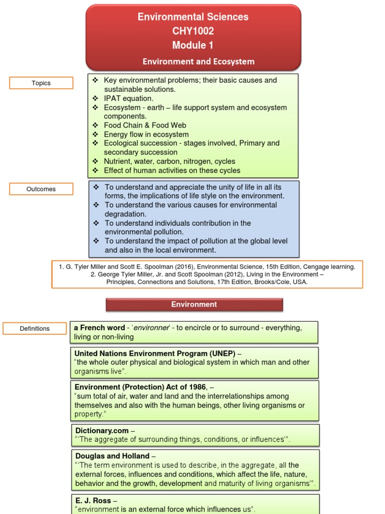 Environmental Science: Ecosystems & Pollution | PDF | Food Web ...