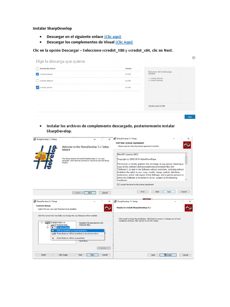 Instalar SharpDevelop | PDF
