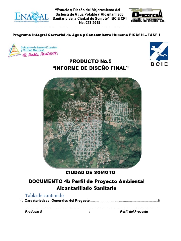 Doc. 4b Perfil de Proyecto Ambiental As | PDF | Alcantarillado | Residuos