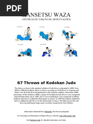 Kodokan Judo Throwing Techniques