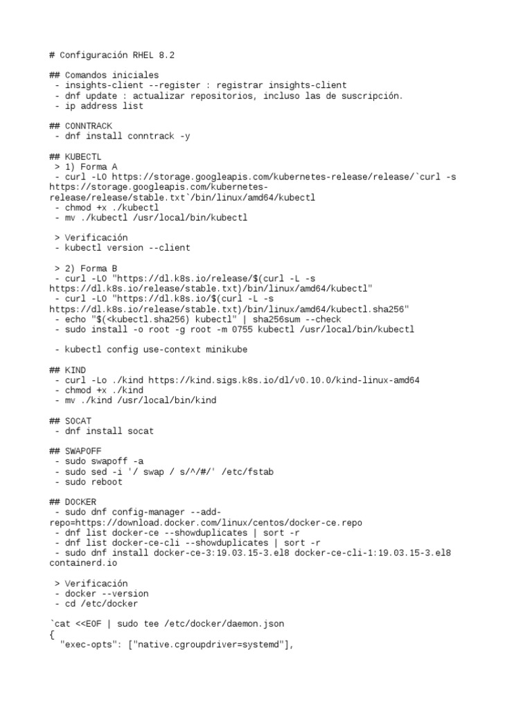 Configuración RHEL8.2 | PDF | Computer Networking | Network Protocols