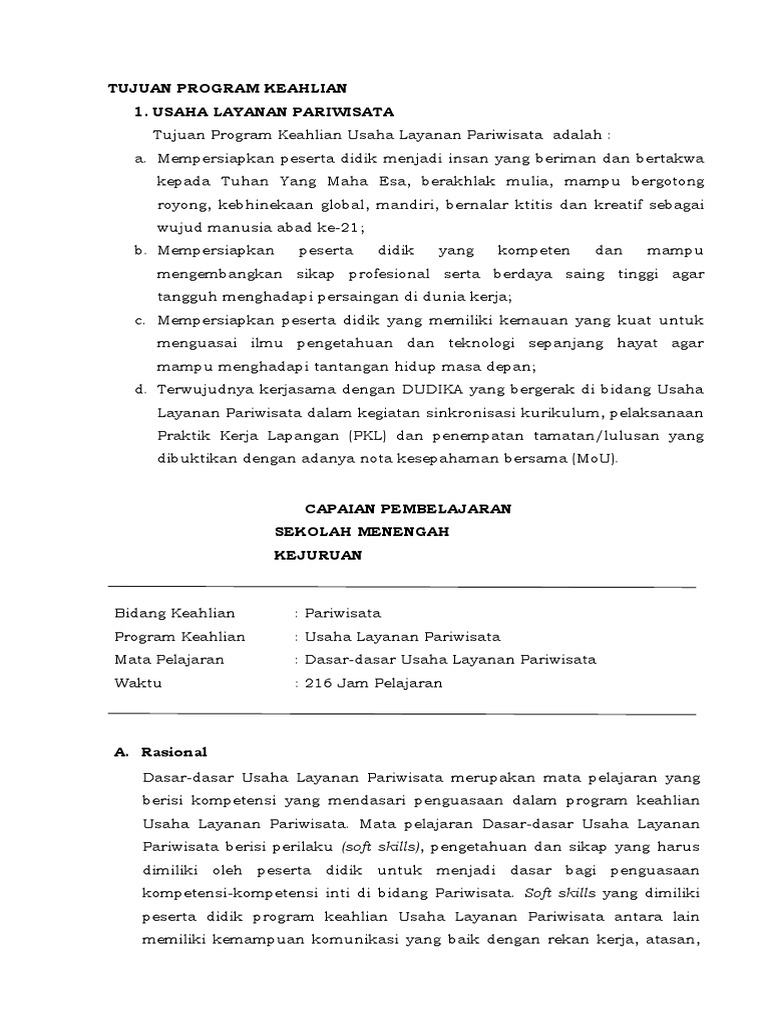 Kos Ulp SMKN1 TJS | PDF