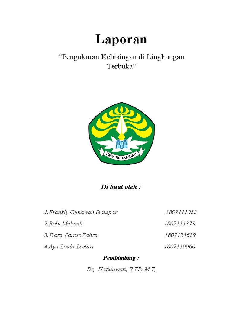 Laporan Kebisingan | PDF