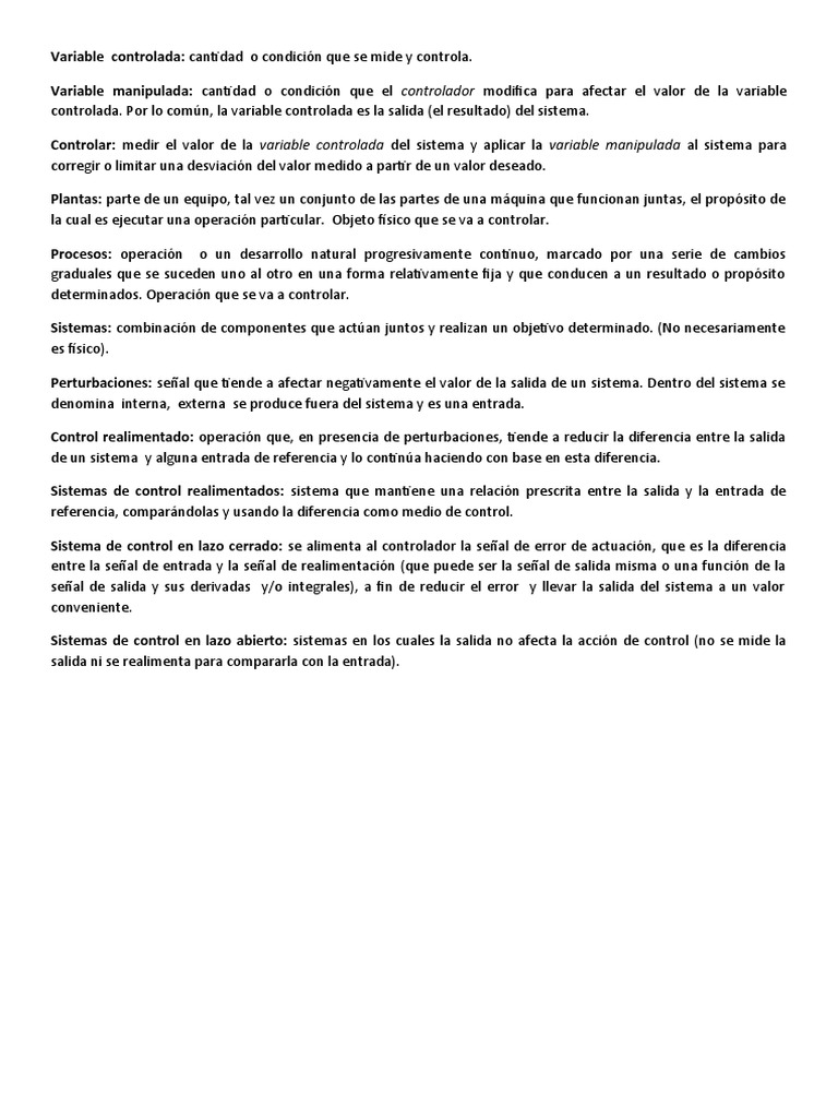Definición de variable controlada | PDF | Métodos y materiales de ...