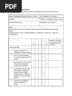 Form 4: Lac Engagement Report: (For Example, If You Disagree or Strongly Disagree, Please ...