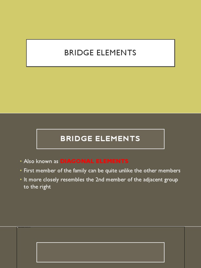 Bridge Elements | PDF | Copper | Silver