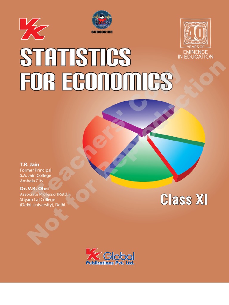 Statistics Class11 V.K. Ohri | PDF