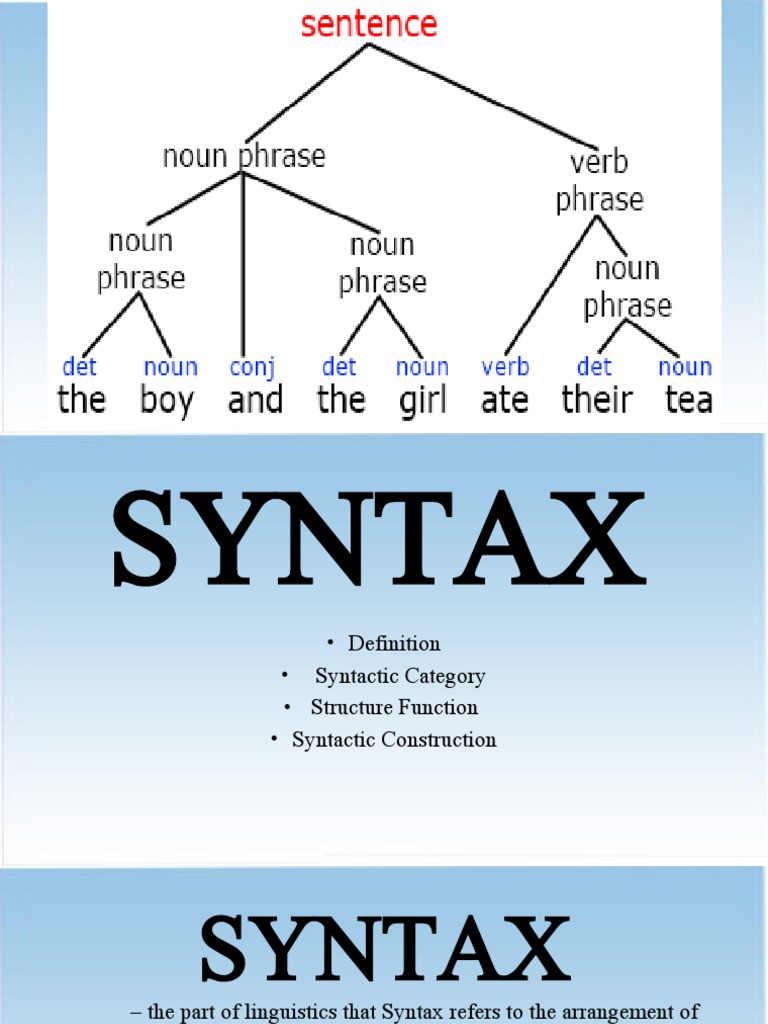 Syntax | Download Free PDF | Syntax | Phrase