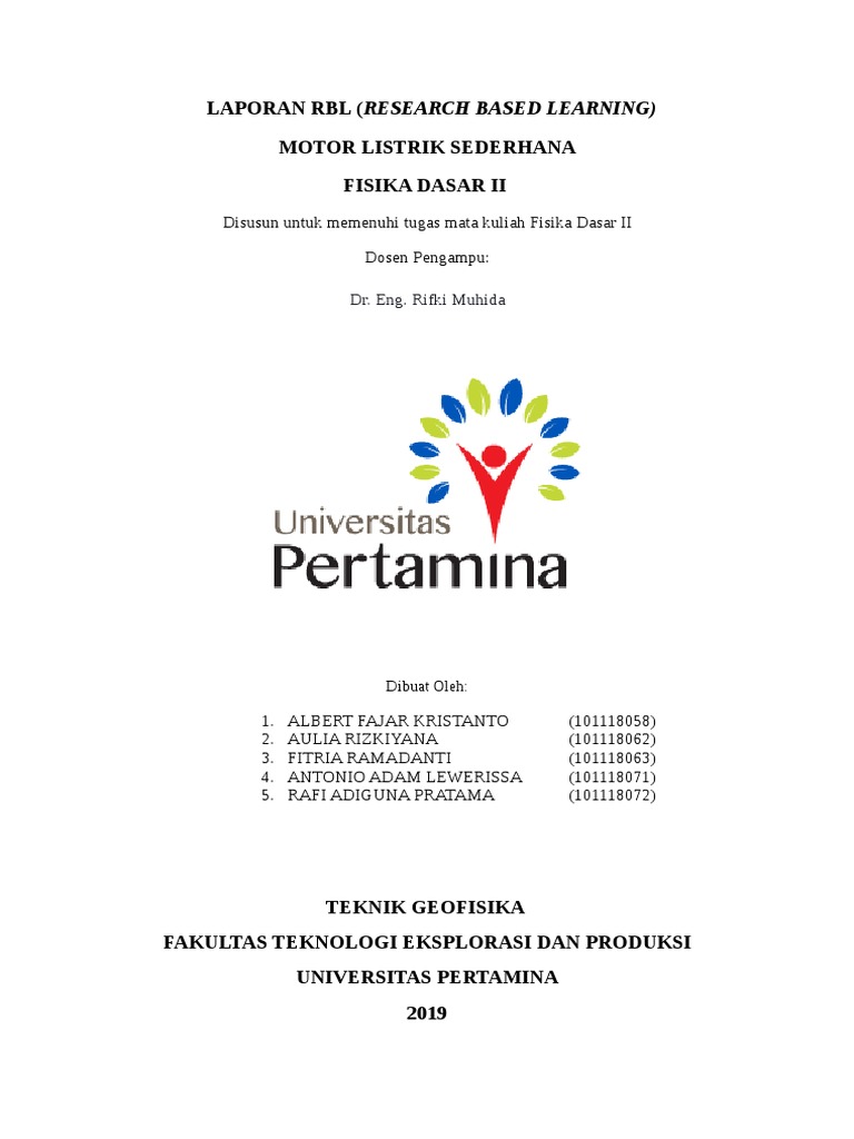 Laporan RBL Fisika Dasar II | PDF