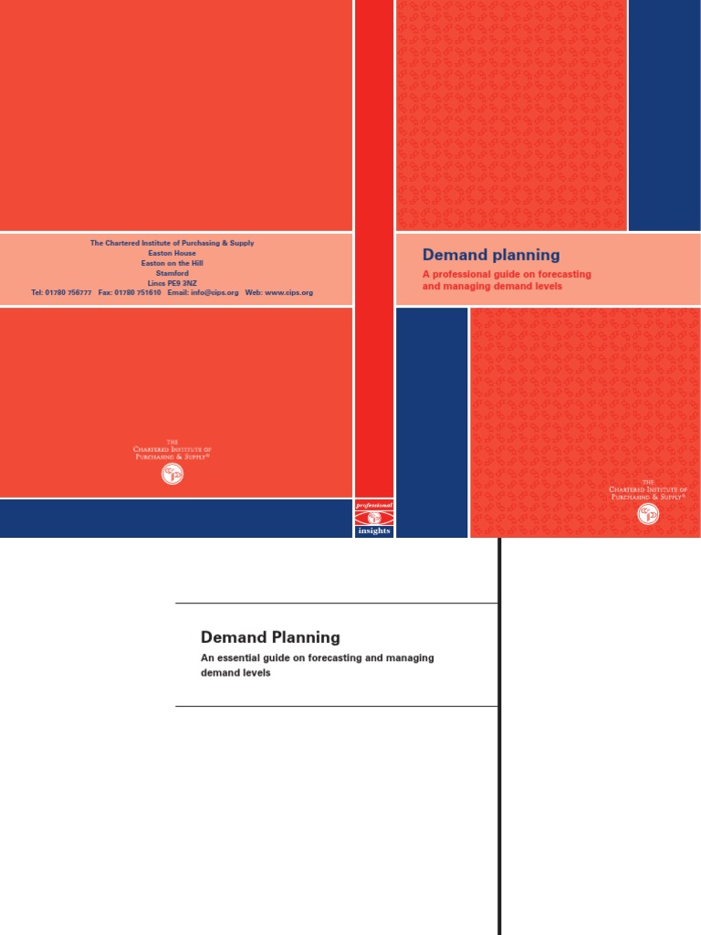 Demand Planning Pdf Inventory Forecasting