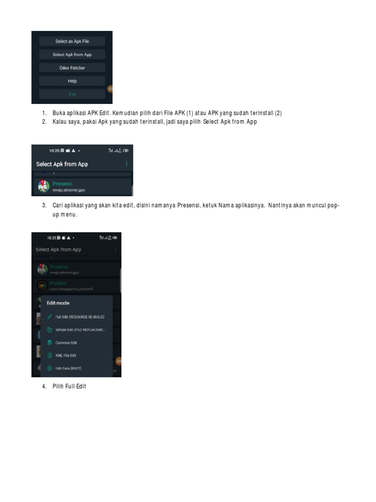 Edit APK Presensi | PDF