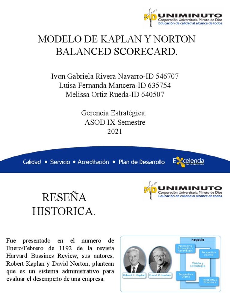 Modelo de Kaplan y Norton | PDF