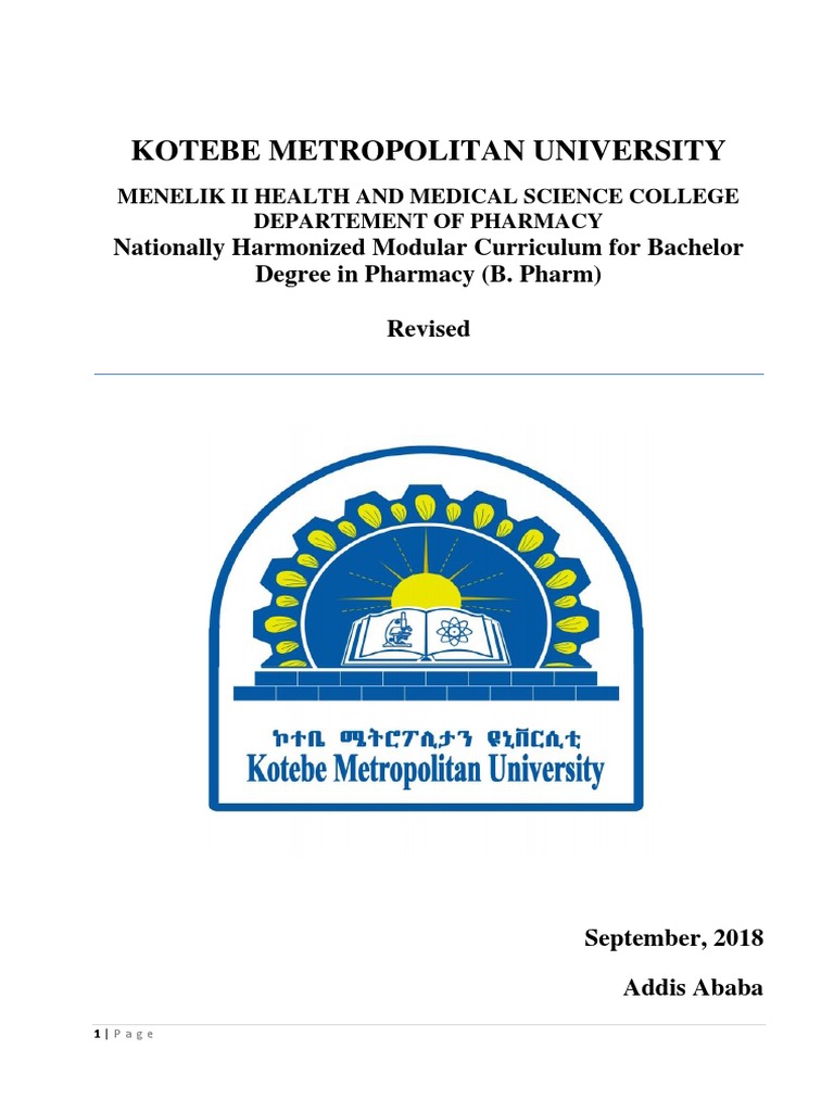 Pharmacy Generic Curriculum | PDF | Pharmacy | Health Care