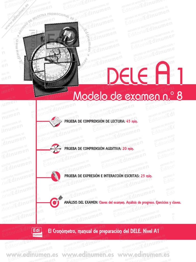El Cronometro Nivel A1 DELE A1 | PDF