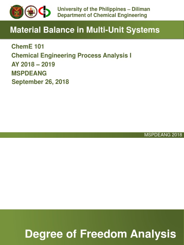 Material Balance in Multi-Unit Systems | PDF | Crystallization | Water