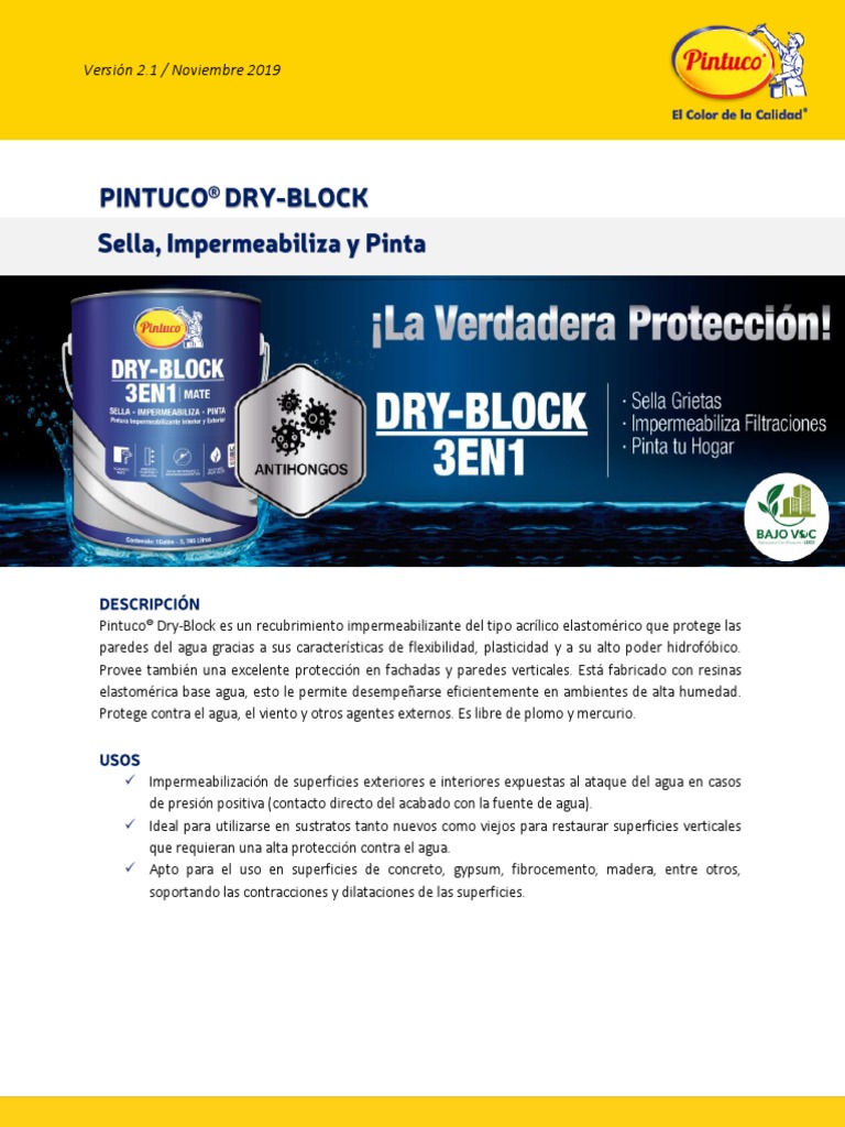 Dry Block | PDF | Pintar | Agua