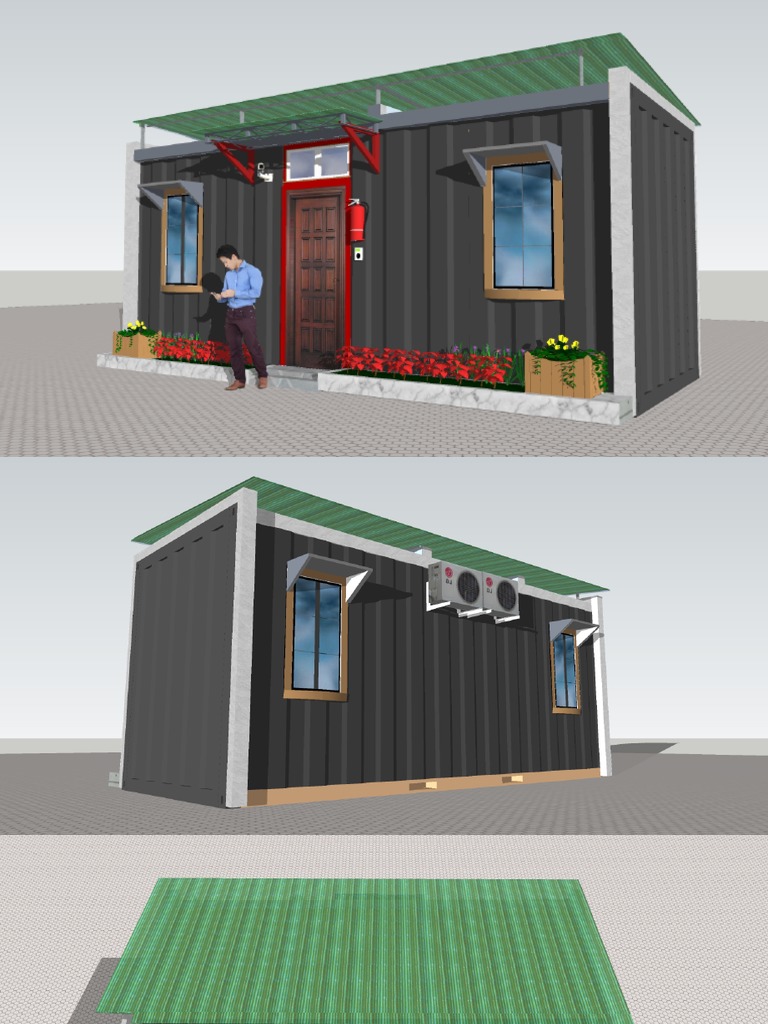 Container Office & BOQ | PDF | Window | Wall