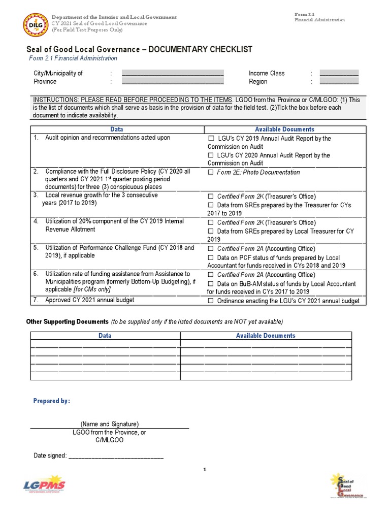 Documentary Checklist | PDF | Incident Command System | Audit