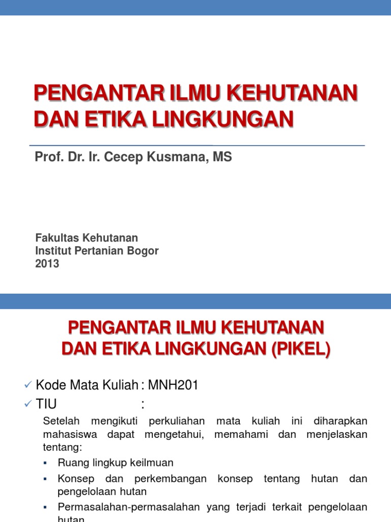 PIKEL Pertemuan I | PDF