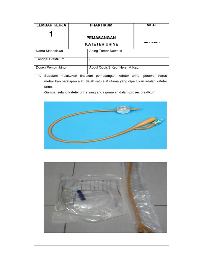 LK Pemasangan Kateter Urine | PDF