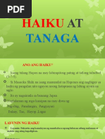 Mga Halimbawa NG Tanaga | PDF