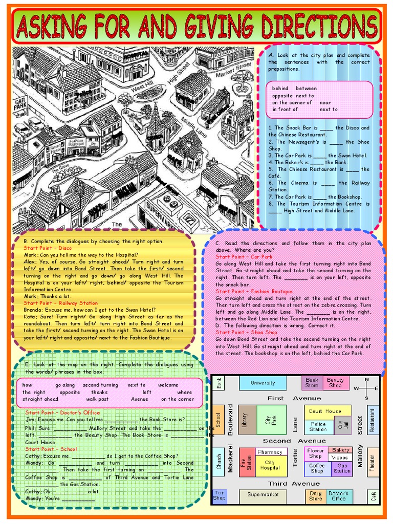 Asking Directions | PDF