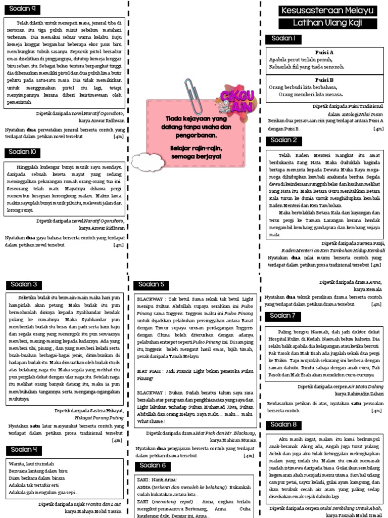 Latihan KMK Set 3 | PDF