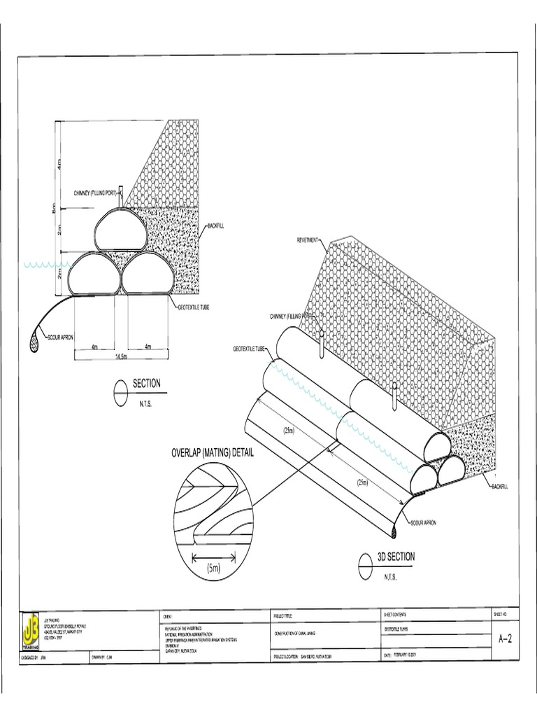 Geotube With Revetment | PDF