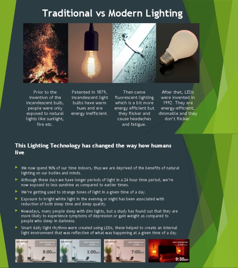 Traditional Vs Modern Lighting | PDF