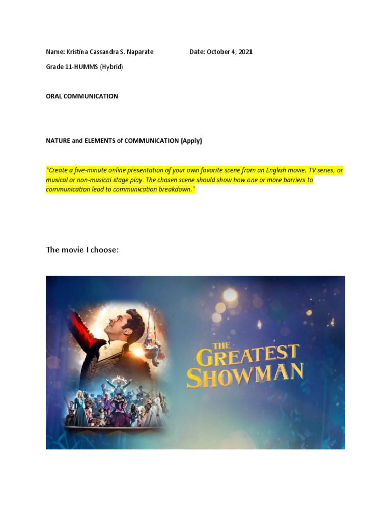Oral Communication. Naparate, Kristina Cassandra S. Grade 11-HUMMS ...