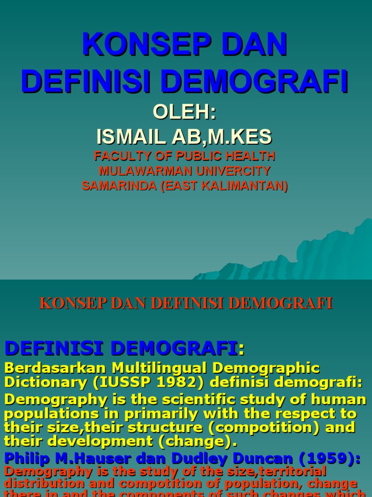 Konsep Dan Definisi Demografi.ppt Partemuan 1