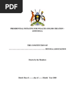 Constitution Template For Non Profit Organisation | PDF | Board Of ...