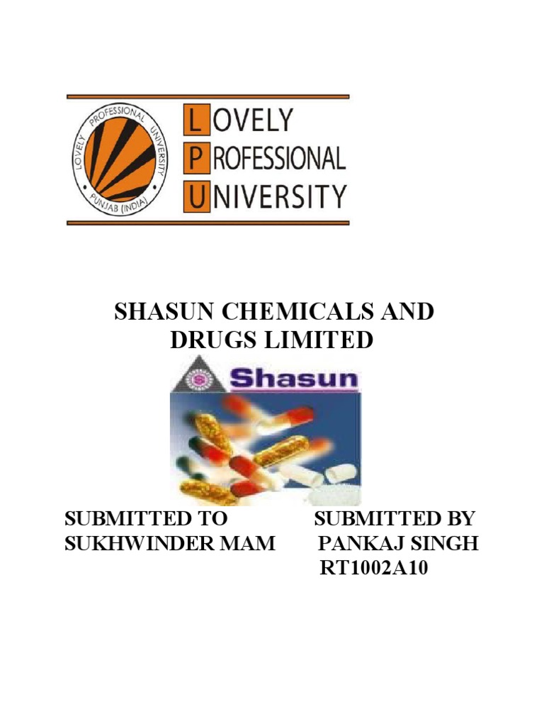 Shasun Chemicals: Company Overview | PDF | Dividend | Expense