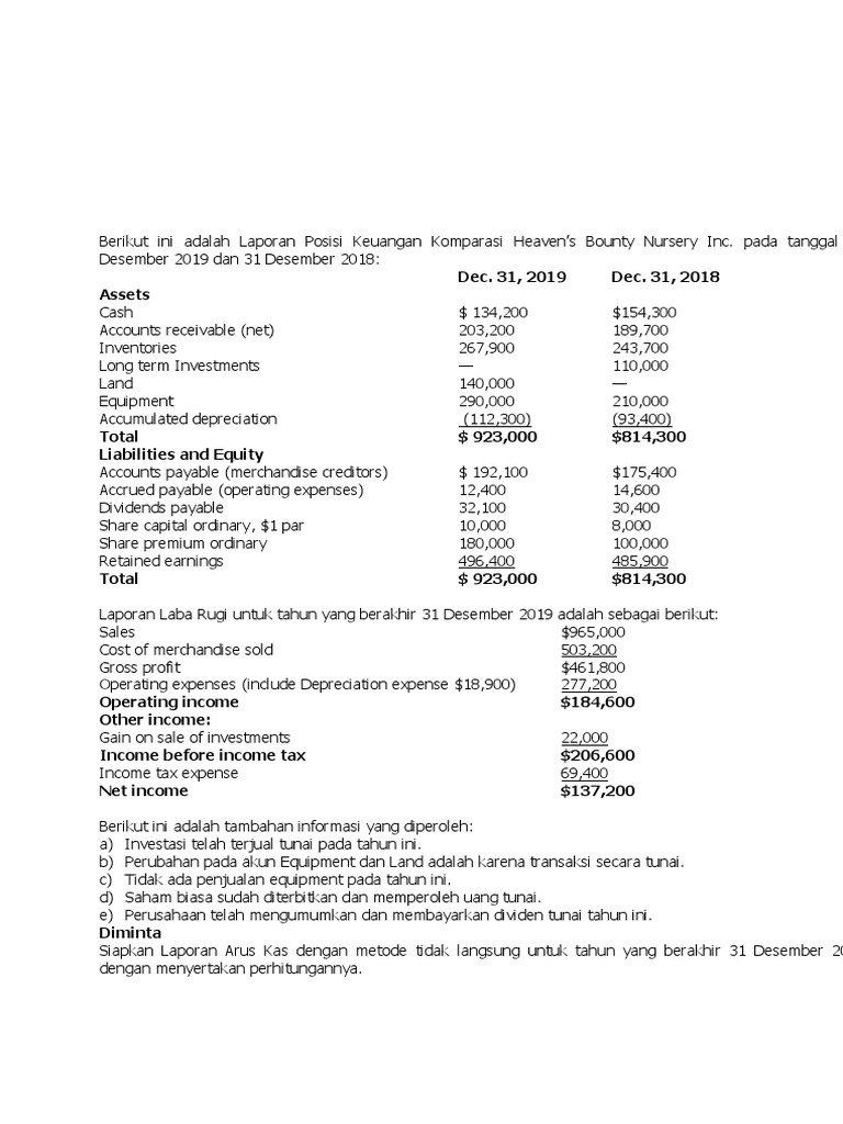 Jawab Soal Cash Flow | PDF