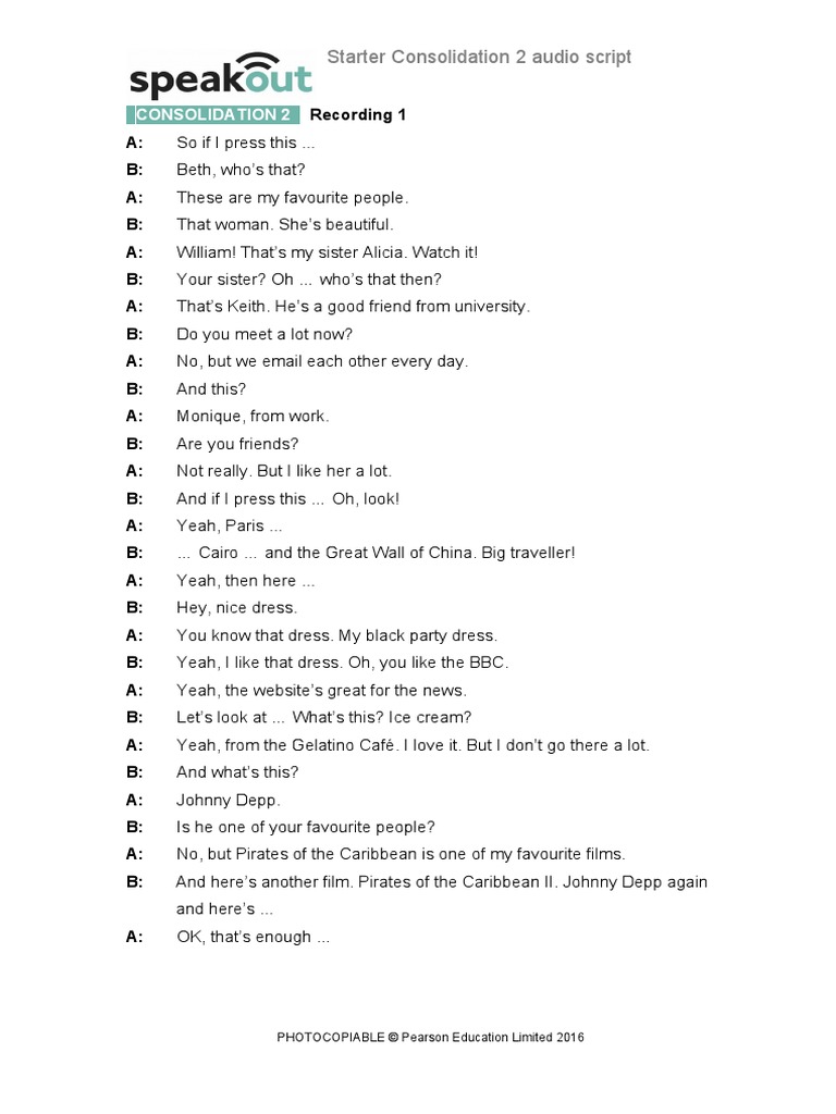 So SC 2 Audio Scripts | PDF | Art