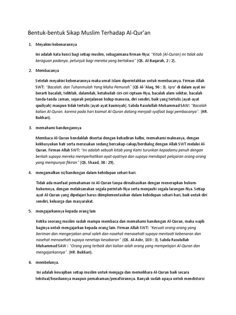 Materi Presentasi QH Ke 2 | PDF