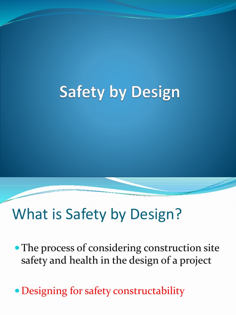 Safety by Design | PDF | Safety | Occupational Safety And Health