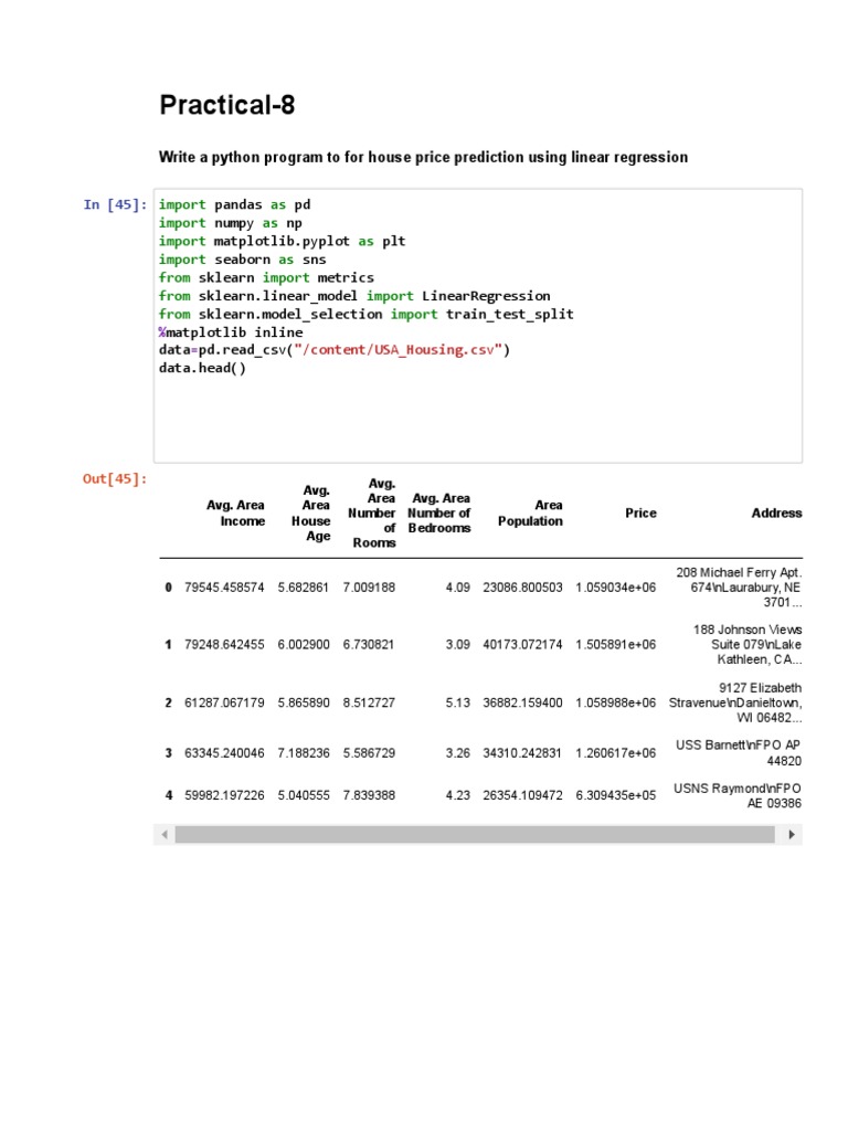 Prac - 8 (1) - Jupyter Notebook | PDF | Free Software | Computer ... Prac - 8 (1) - Jupyter Notebook | PDF | Free Software | Computer ...