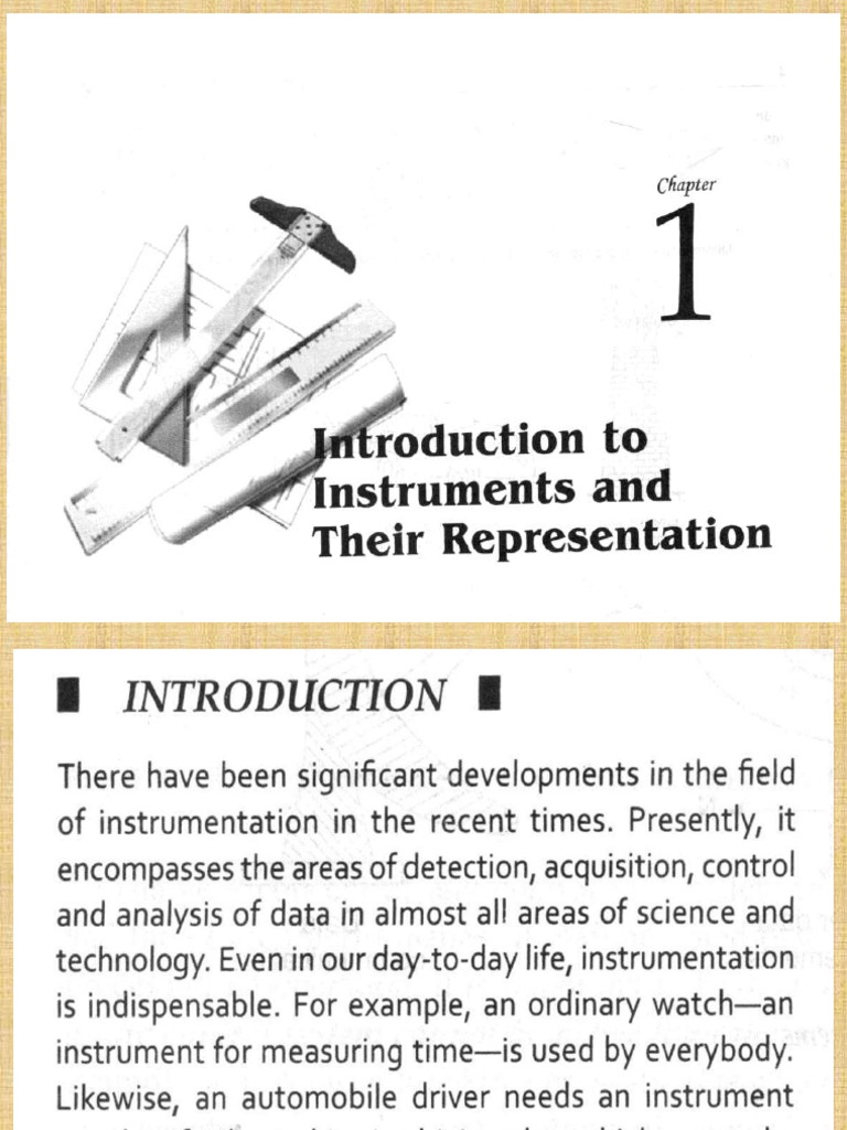 01 Introduction - To - Instruments - and - Their - Representation - 2 | PDF