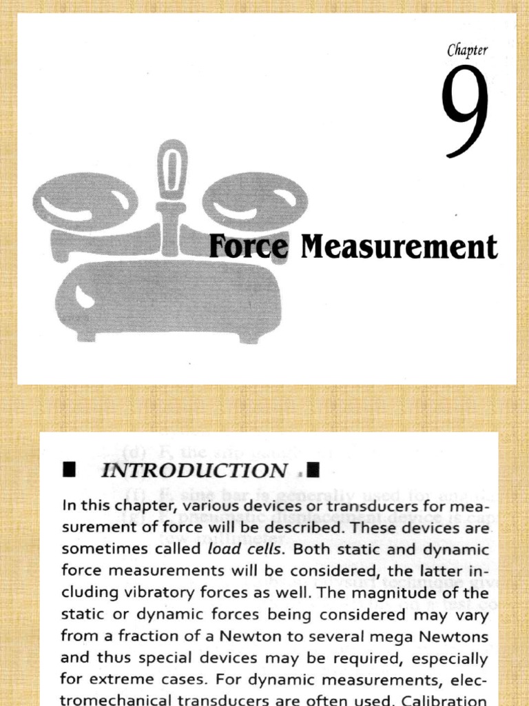 09 Force - Measurement | PDF
