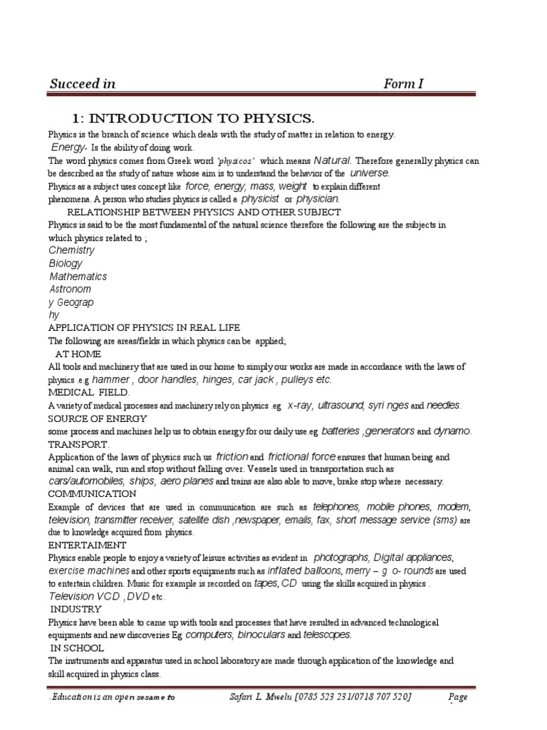 Physics Fundamentals and Laboratory Safety | PDF | Buoyancy | Force