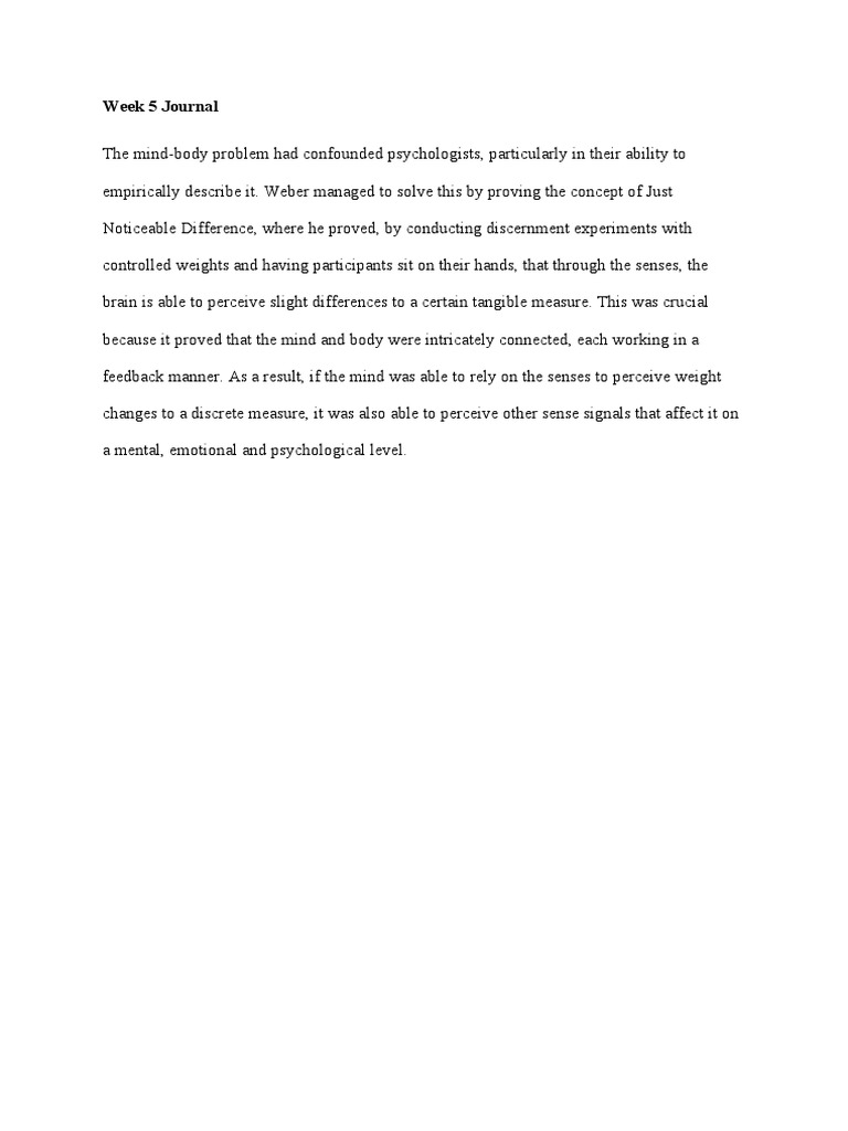 Week 5 Journal | PDF