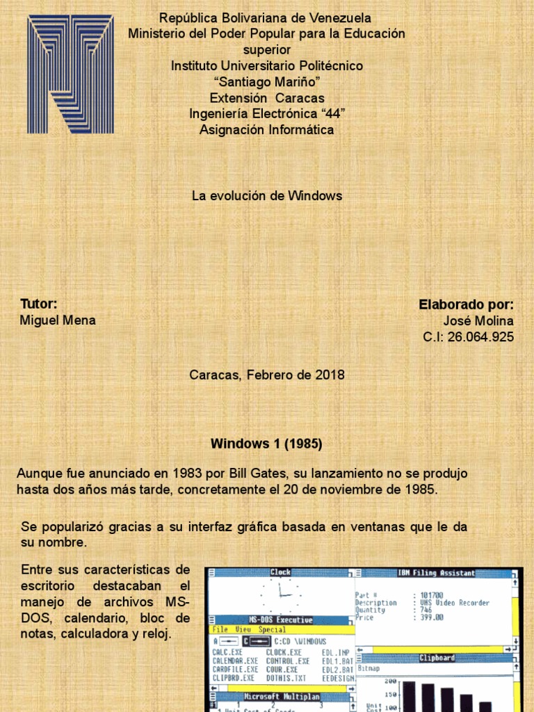 Evolucion de Windows 2.0 | PDF | Microsoft Windows | Windows 7