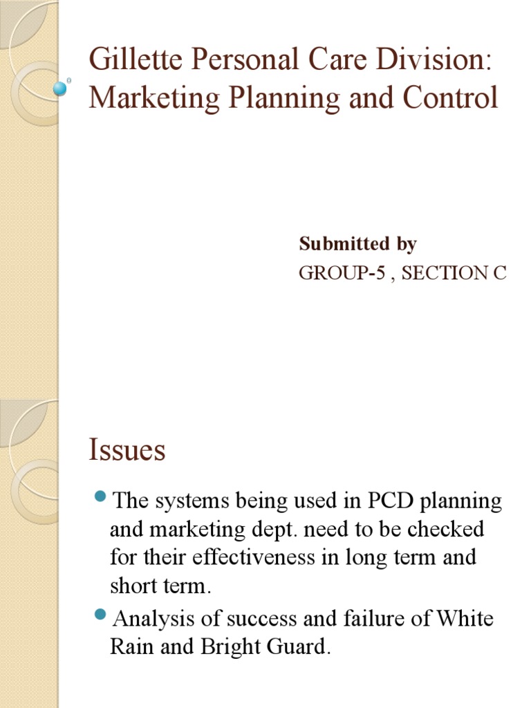 Gillette PCD - Case Study | PDF | Pricing | Marketing