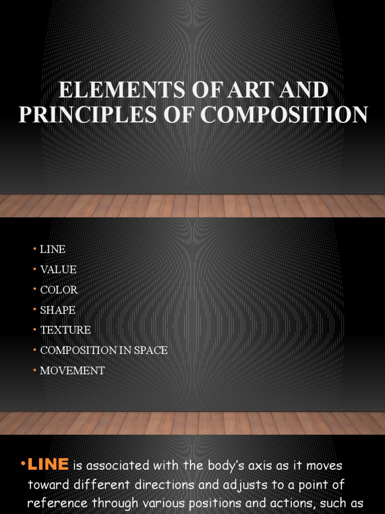 Elements of Art and Principles of Composition: Analyzing Lines, Values ...