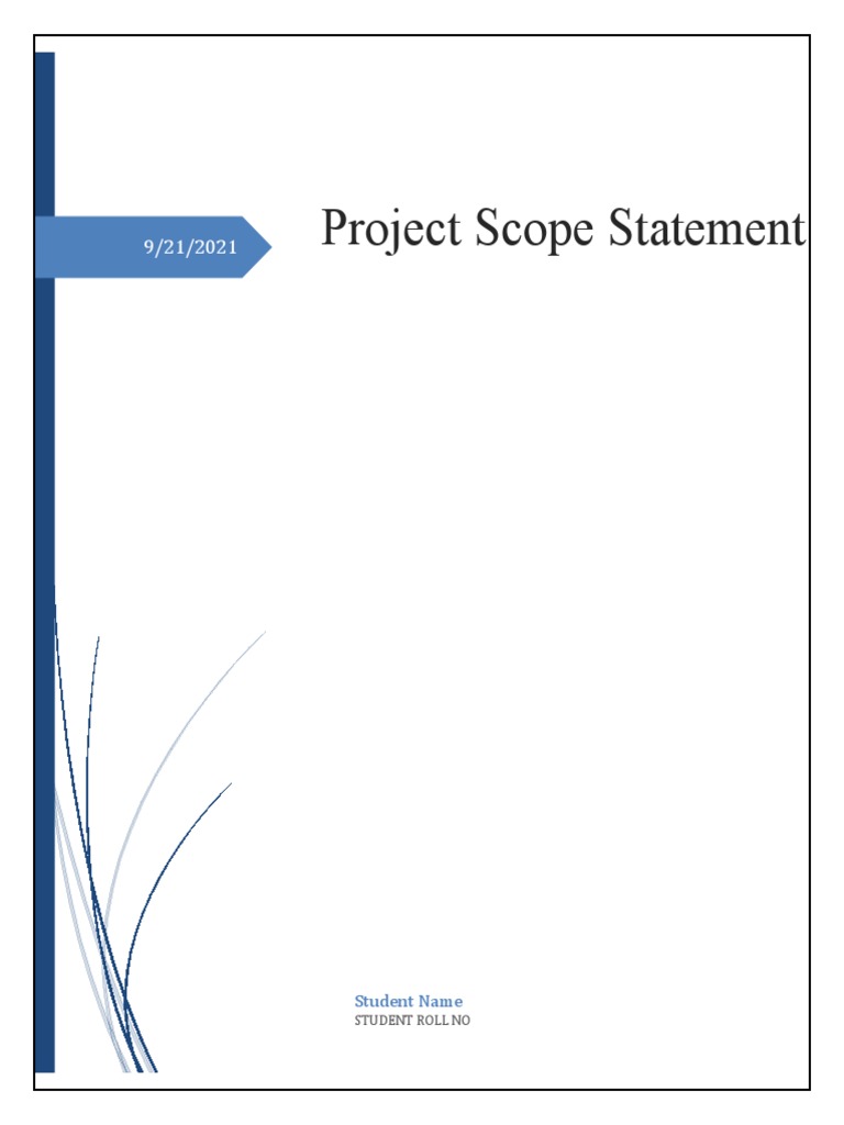 Project Scope Statement | PDF | Bias | Educational Technology