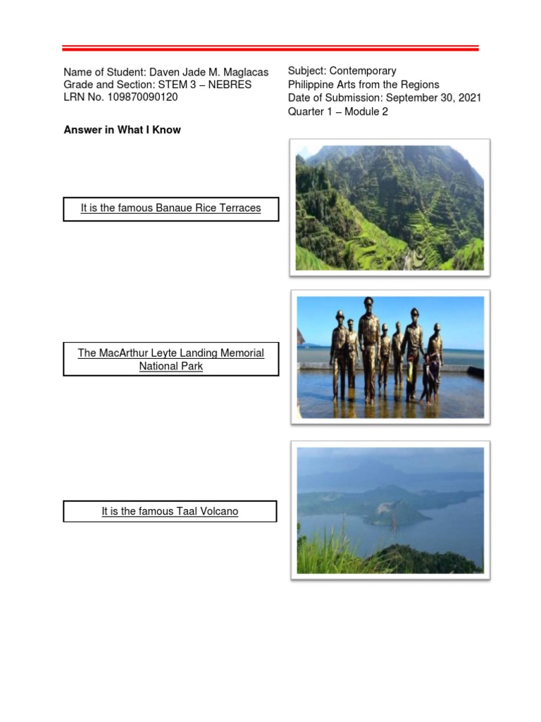 Maglacas, Daven Week 3 Contemp | PDF